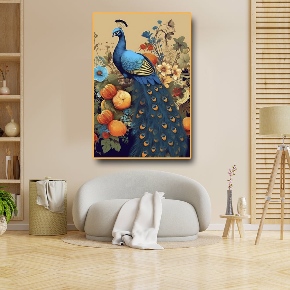 Peacock Pattern Art Buy Peacock Modern, Abstract, Bold Painting